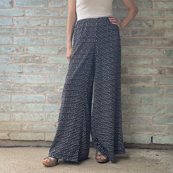 Zac & Rachel | Pants & Jumpsuits | Zac Rachel Palazzo Pants Black White ...